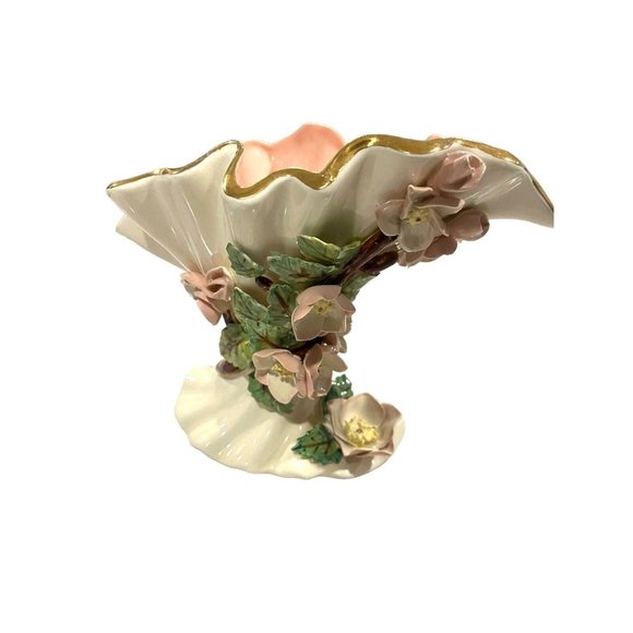 Unmarked | Accents | Vintage Original Elegant Pink Flared Ruffle ...